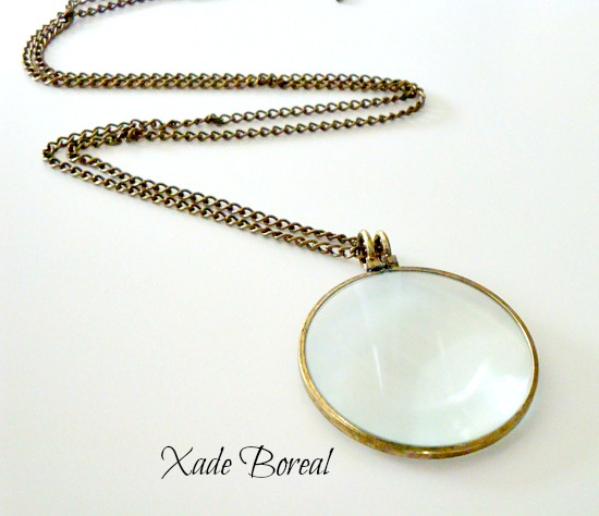 Handmade Monocle Lens ,long Necklace on Luulla