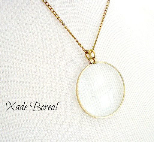 Handmade Monocle Lens ,long Necklace on Luulla